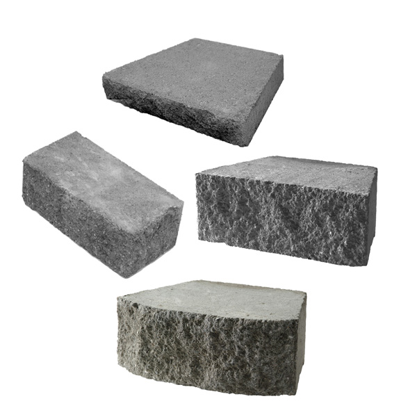 Manorstone Flat-Face Retaining Walls - Mutual Materials