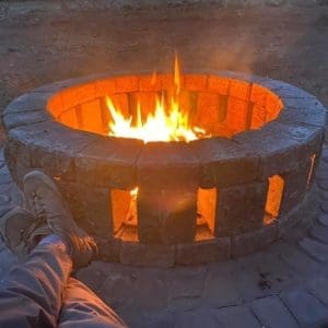 StackStone 58" Stonehenge Fire Pit Kit - Mutual Materials