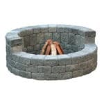 StackStone 58" High Back Fire Pit Kit - Mutual Materials