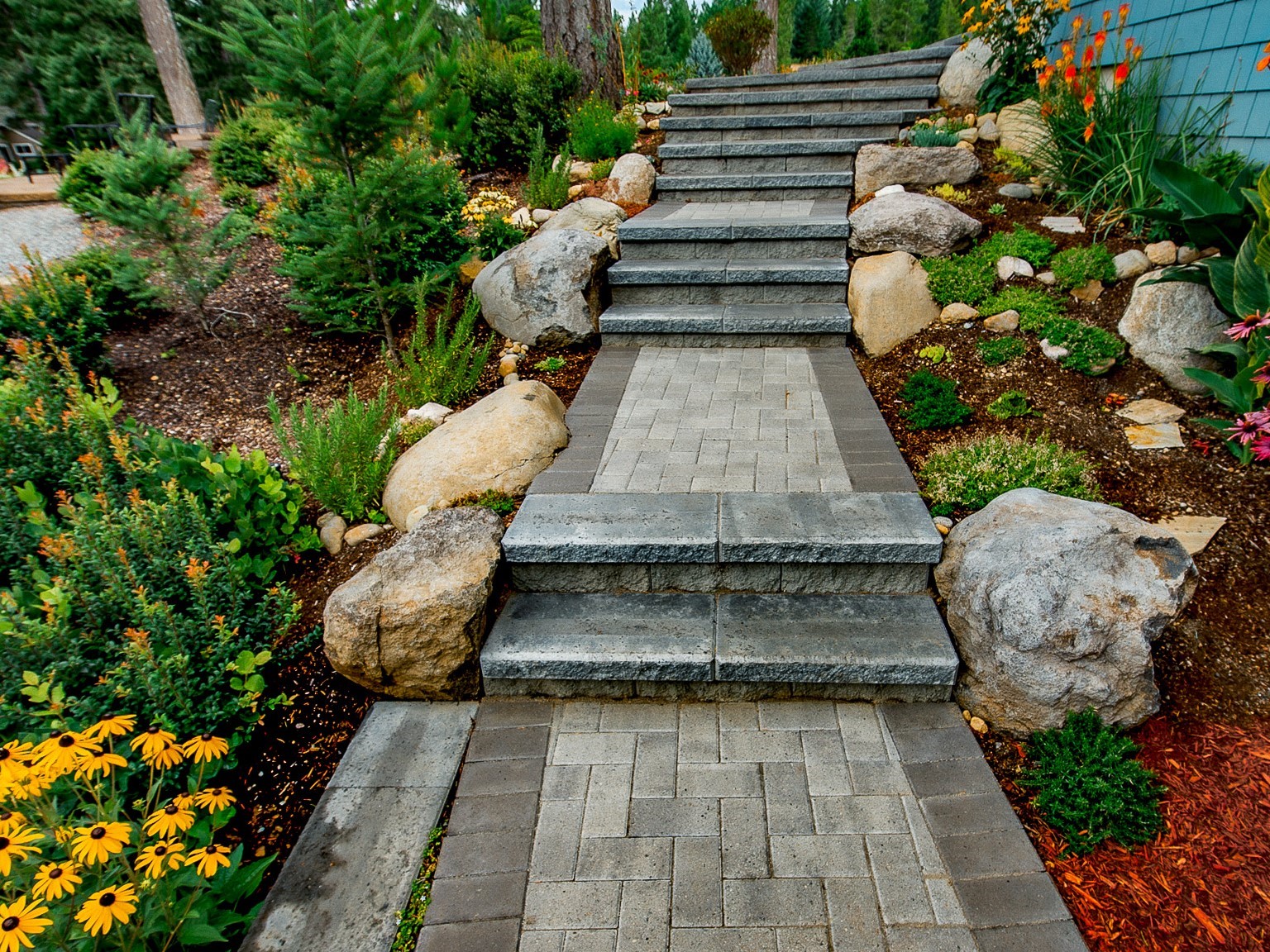 Walkways With Pavers Paver Walkway Design Installation ~ Gogan