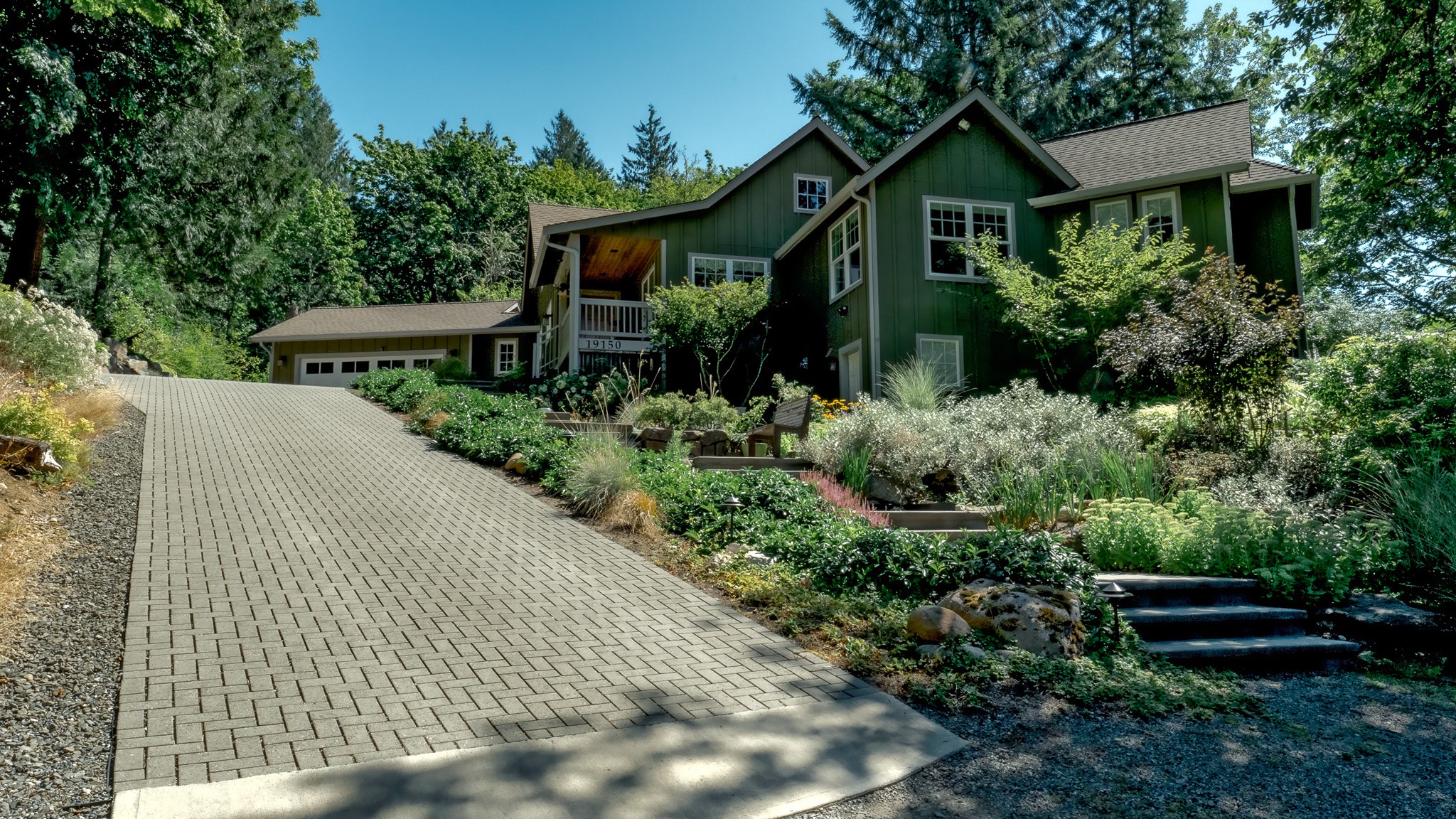Craftsman Style Permeable Driveway